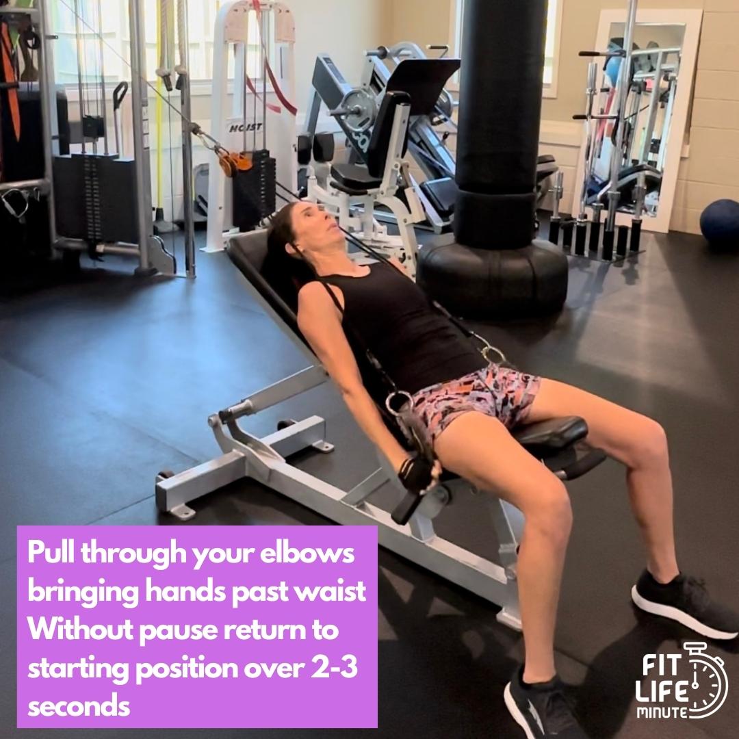 Step By Step How To Perform Straight Arm Lat Pulls Stretches and ...