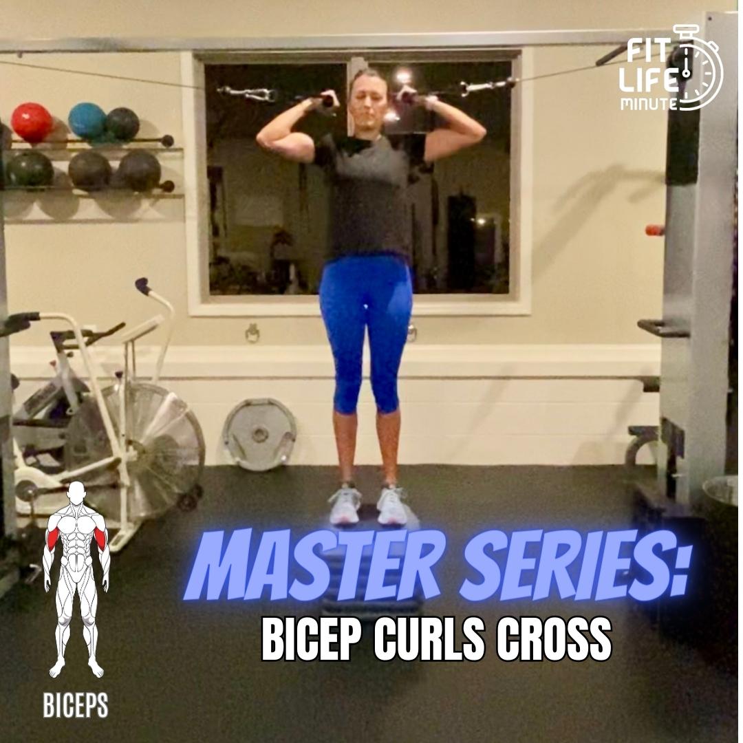 Step By Step How to Perform Biceps Curl Cross to Hit the Biceps From ...
